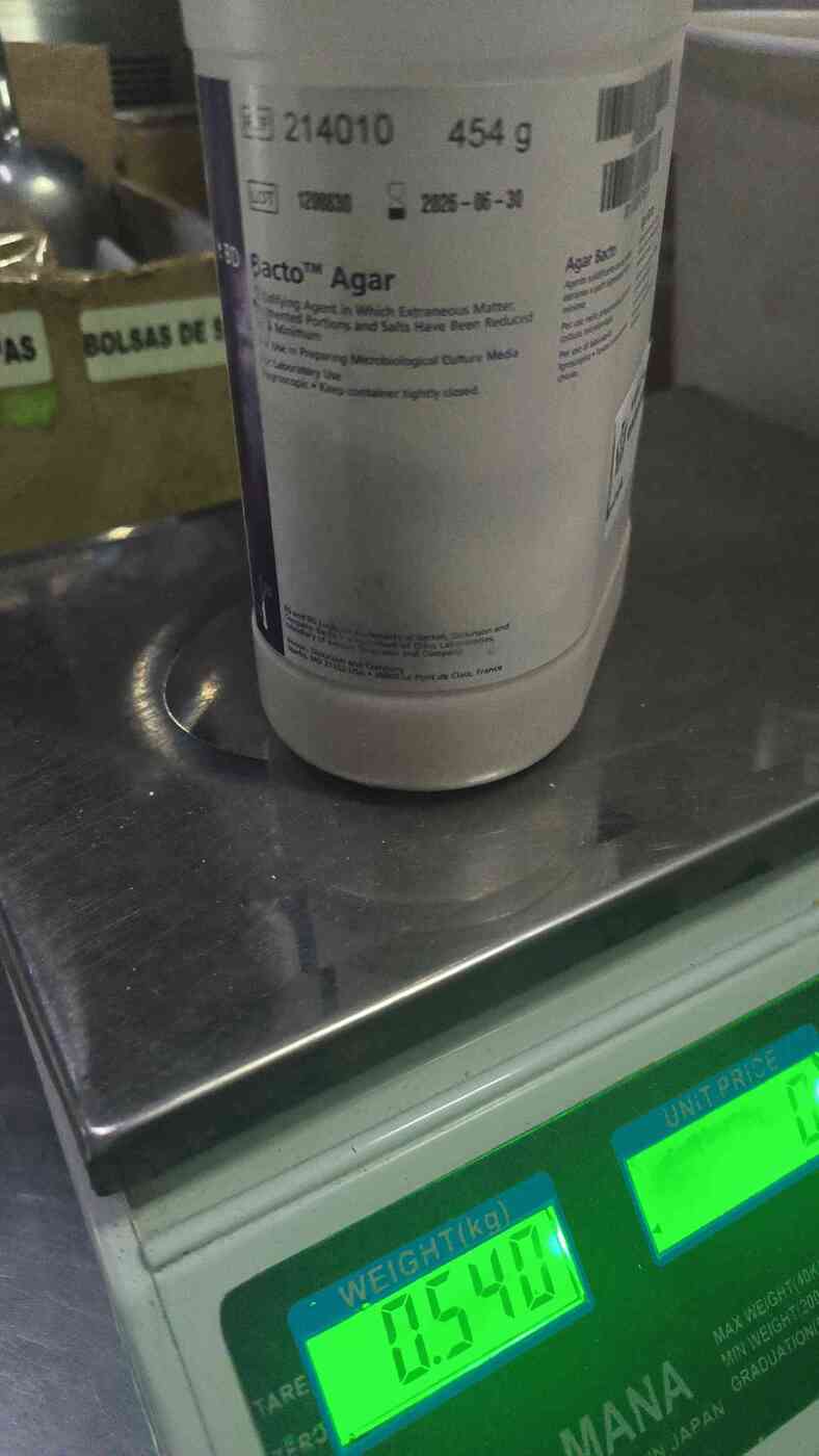 Bacto agar 1 lb (454gr)-214010